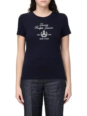 Ralph Lauren Cotton T-shirt With Logo - Blue