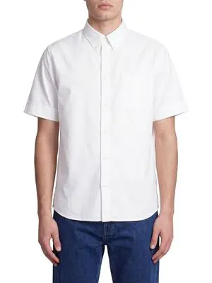 A.p.c. Organic Cotton Casual Shirt White