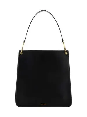 JIL SANDER Otto Leather Bag - Black