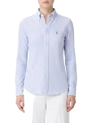 Polo Ralph Lauren Striped Cotton Button-down Shirt - Blue
