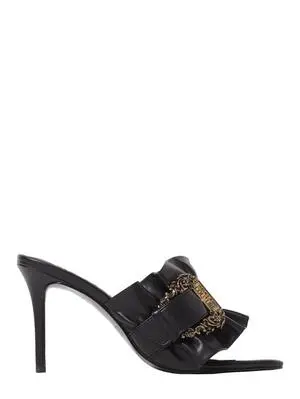 Versace Heeled Sandals - Black