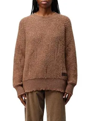 Dsquared2 Ribbed Knit Pullover - Brown