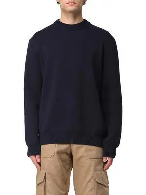 GOLDEN GOOSE Ribbed Crew Neck Jumper - Blue