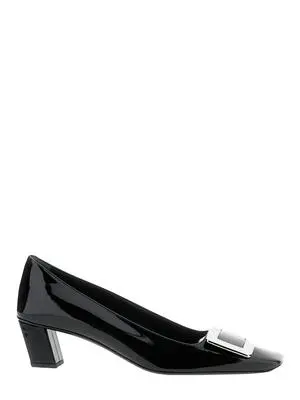 ROGER VIVIER Patent Court Shoes - Black