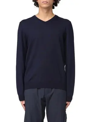 BOSS V-neck Jumper - Blue