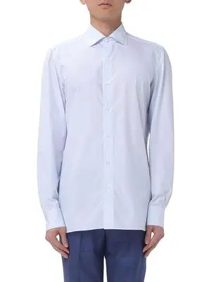LUIGI BORRELLI Classic Striped Cotton Shirt - Multicolor