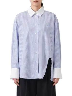 Attico Striped Shirt - Blue
