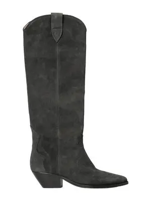 Isabel Marant Étoile Suede Knee-high Boots - Black