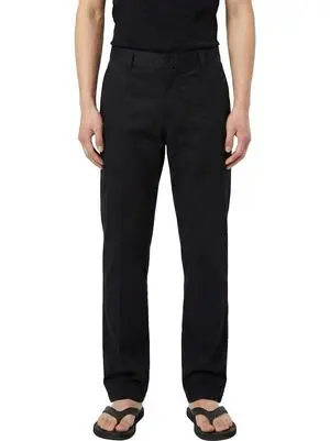DIESEL® Diesel Tailored Straight Leg Trousers Black
