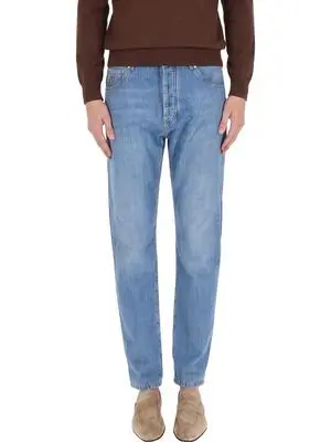 Brunello Cucinelli Slim Fit Denim Jeans - Navy
