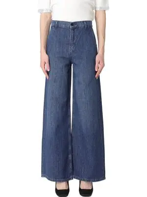 Liu Jo Embellished Wide Leg Jeans - Blue