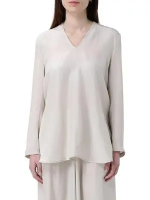 Ter Et Bantine Silk V-neck Blouse - Ivory