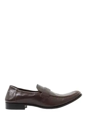MAISON MARGIELA Leather Loafers - Brown
