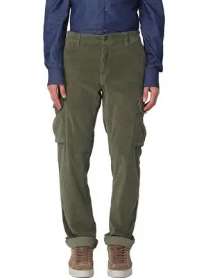 MASON'S Corduroy Cargo Trousers - Green