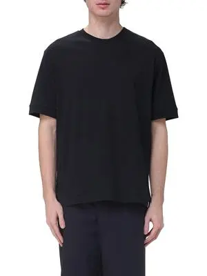 PAOLO PECORA Cotton T-shirt - Black