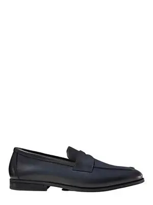DOUCAL'S Leather Loafers - Blue