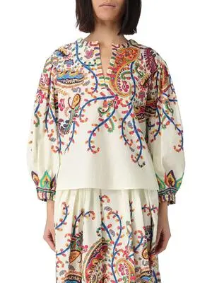 Etro Cotton Blouse With Paisley Print - Multicolor