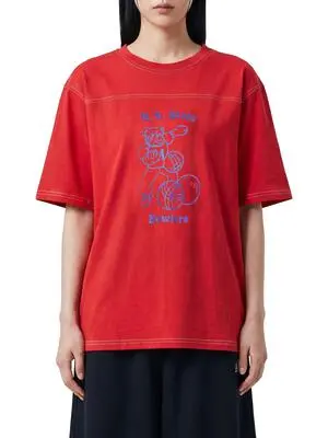 MAISON MARGIELA Graphic T-shirt - Red