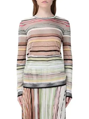 Missoni Striped Rayon Knit Top - Multicolor