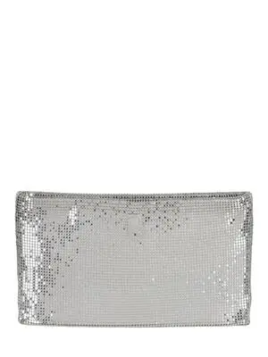 Rabanne Mesh Clutch - Silver