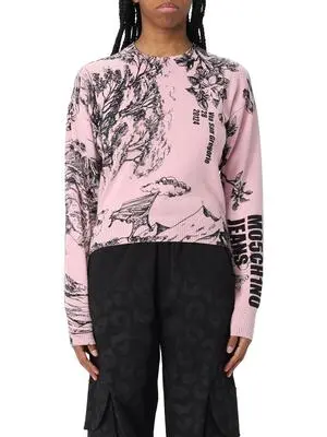 Moschino Printed Pullover - Pink