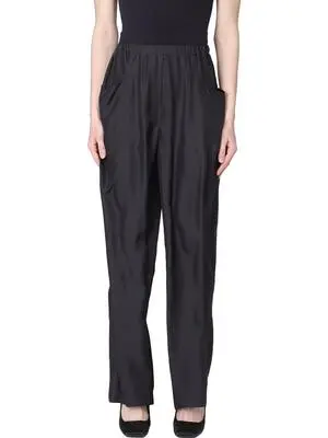Ter Et Bantine Ter Et Bantine Silk Wide-Leg Trousers Black