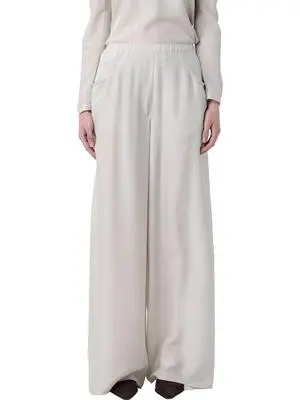 Ter Et Bantine Ter Et Bantine Silk Wide-Leg Trousers Ivory