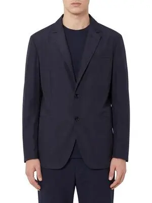 TOM FORD Single-breasted Cotton Blend Blazer - Black