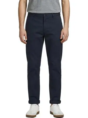 DONDUP Stretch Cotton Chino Trousers Blue