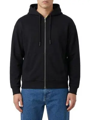 44 LABEL GROUP Zip-up Hoodie - Black