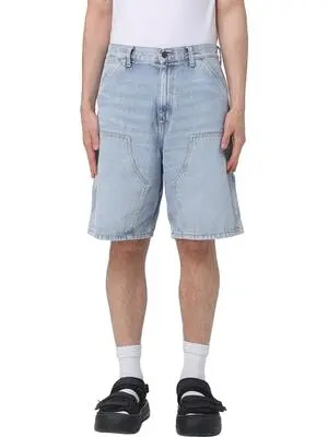 Carhartt Work In Progress Cotton Denim Shorts - Blue