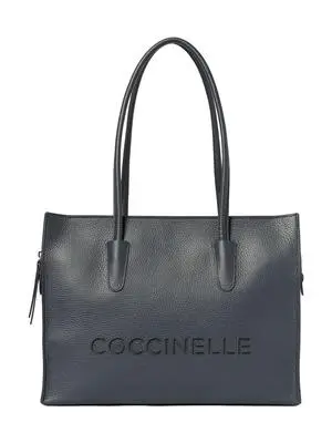 COCCINELLE Hammered Leather Bag - Blue