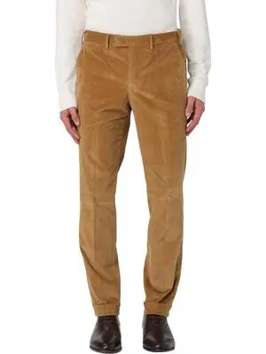PT TORINO Tailored Corduroy Trousers - Camel