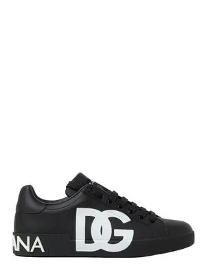 Dolce & Gabbana Logo Sneakers - Black