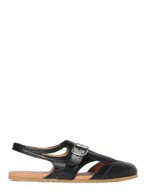 Dries Van Noten Leather Sandals - Black