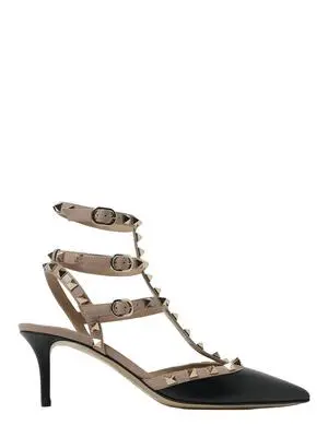 Valentino Garavani Studded Court Shoes - Black