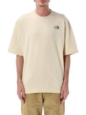 The North Face Printed Cotton Crewneck T-shirt - Beige