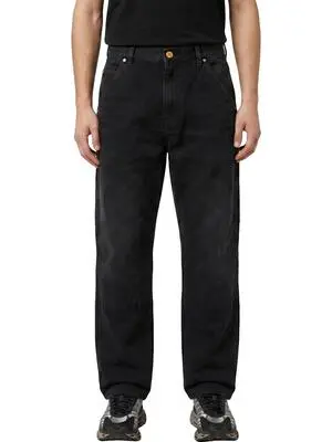 WILLY CHAVARRIA Wide Leg Denim Jeans - Black