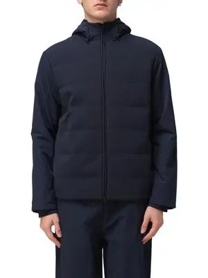 EA7 Quilted Zip-up Jacket - Blue