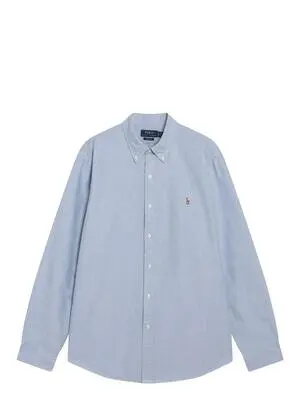 Polo Ralph Lauren Striped Cotton Button-down Collar Shirt - Blue