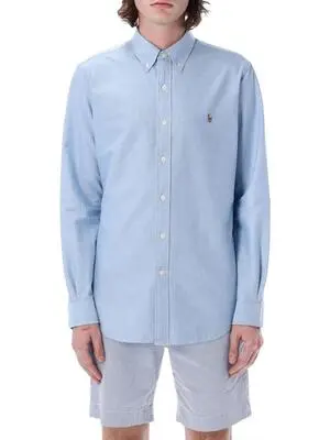 Polo Ralph Lauren Striped Cotton Button-down Collar Shirt - Blue