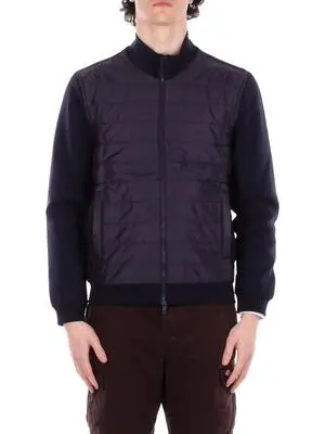 FAY Quilted Down Jacket - Blue