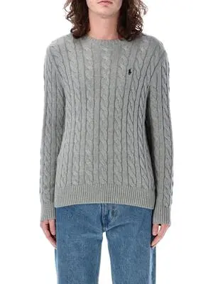Polo Ralph Lauren Cable Knit Jumper - Grey