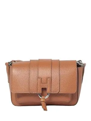 Hogan Flap Trend Leather Bag - Brown
