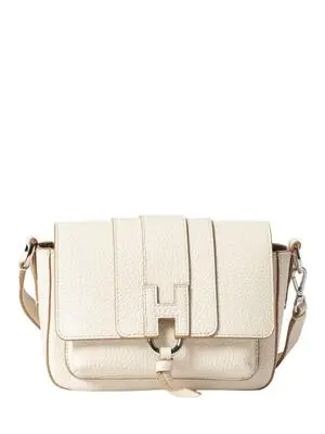 Hogan Flap Trend Leather Bag - Ivory