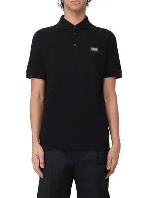 Dolce & Gabbana Classic Cotton Polo Shirt - Black