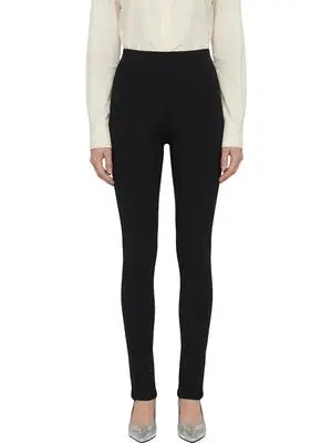 JIL SANDER Stretch Virgin Wool Leggings - Grey