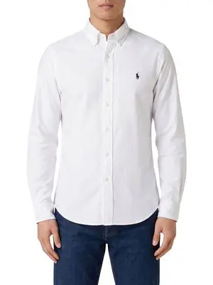 Polo Ralph Lauren Stretch Cotton Casual Shirt - White