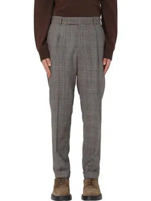 PT TORINO Tailored Plaid Trousers - Brown