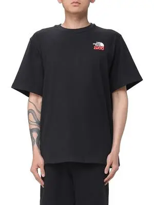 The North Face Crew-neck T-shirt In Cotton With Logo Print - Black